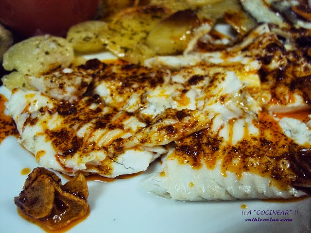 RODABALLO AL HORNO CON REFRITO Y GUARNICIÓN | ¡¡A COCINEAR!! Recetas ...